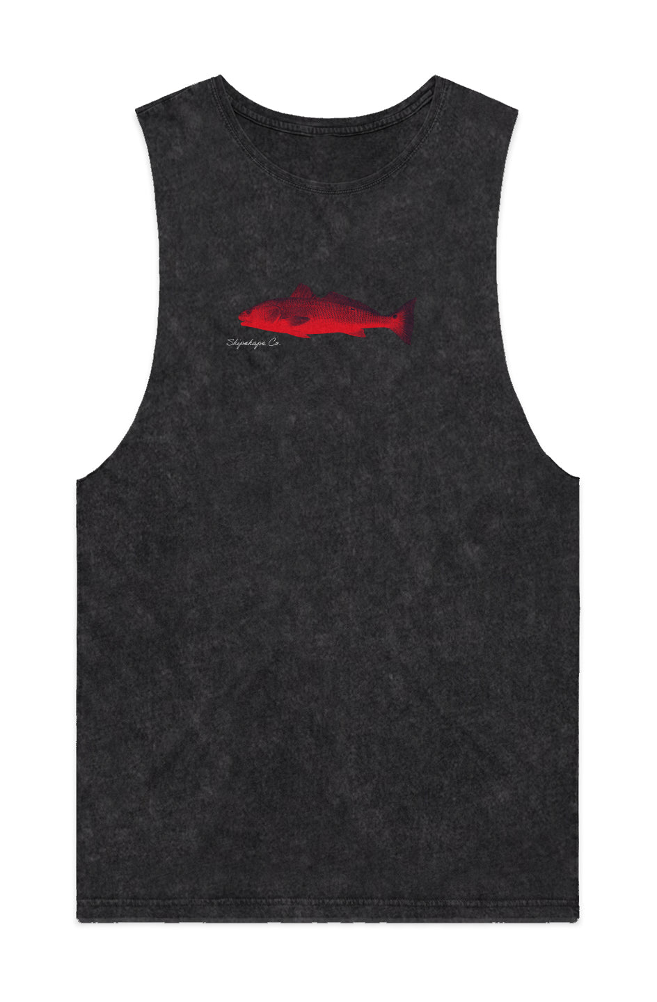 Stone Washed Red Fish Tank